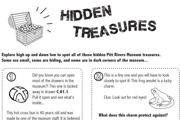 Family trails and crafts | Pitt Rivers Museum